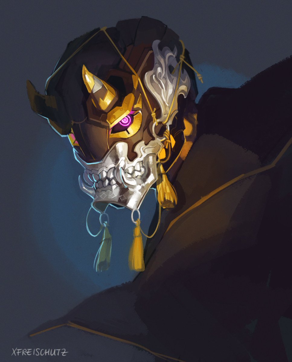 「some jaw armour for exos, one tied on an」|★ freichouのイラスト