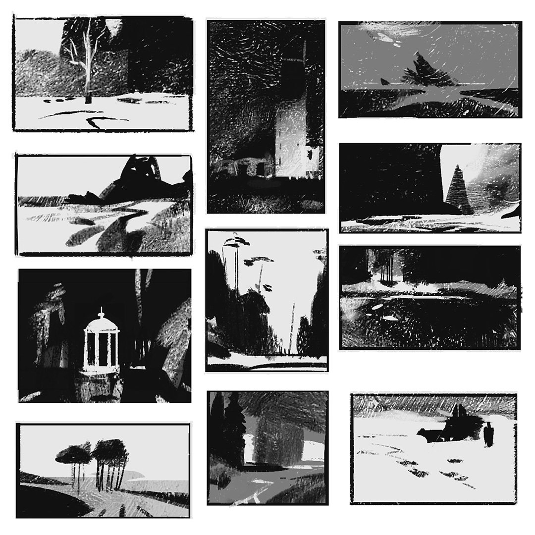 「A few composition studies from tradition」|Aurélie Bouquet 🌱の漫画
