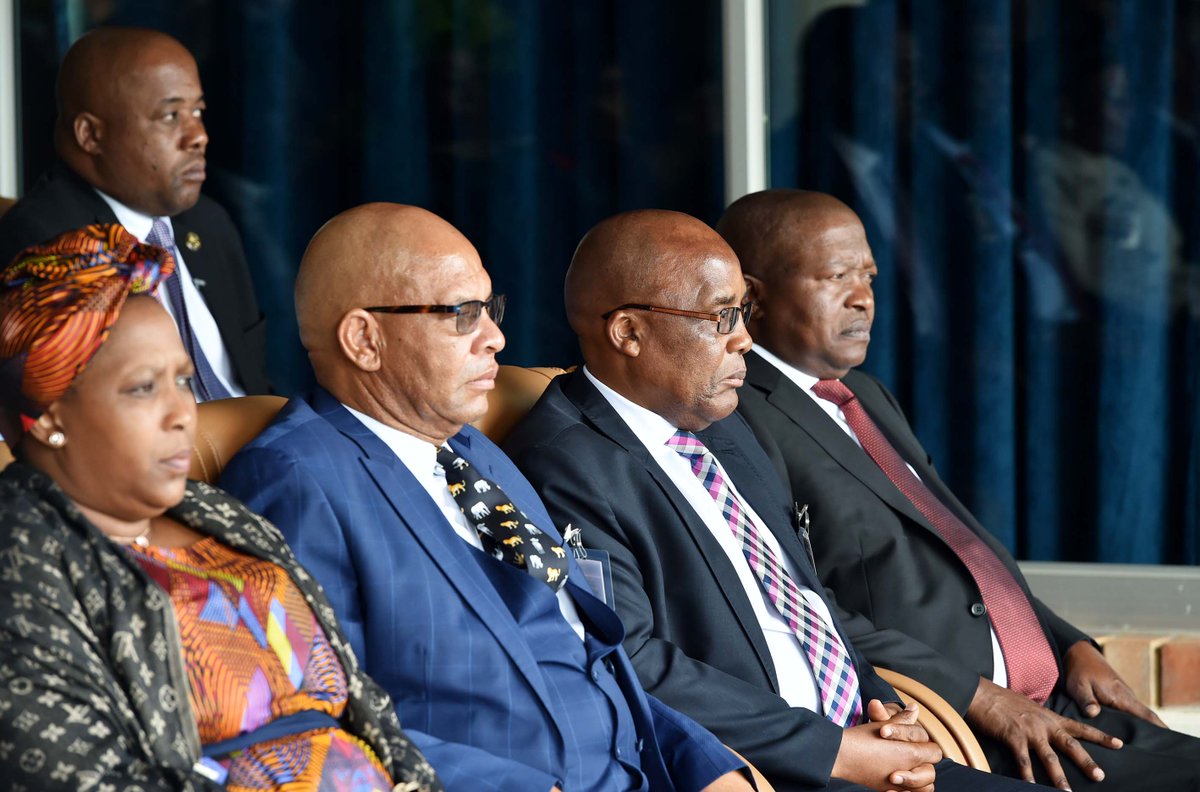 Deputy President David Mabuza joining congregants of the St. Engenas ...