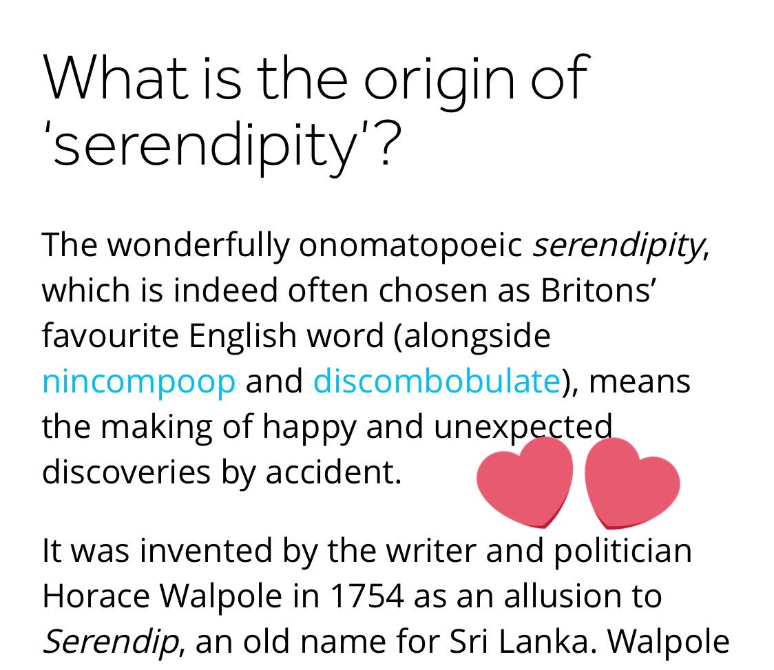 Serendipity Word