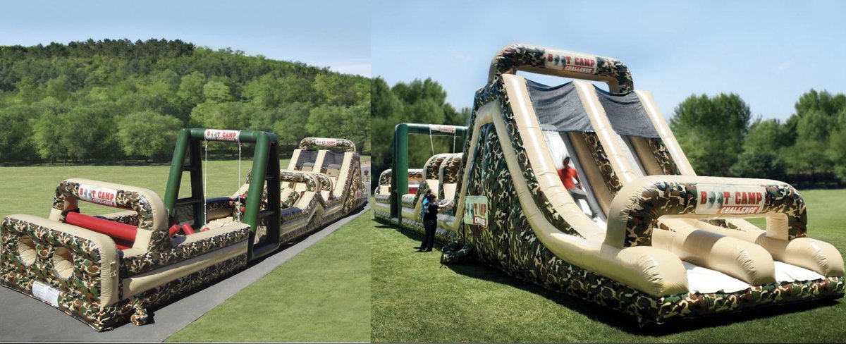 National Guard Inflatable Obstacle Course