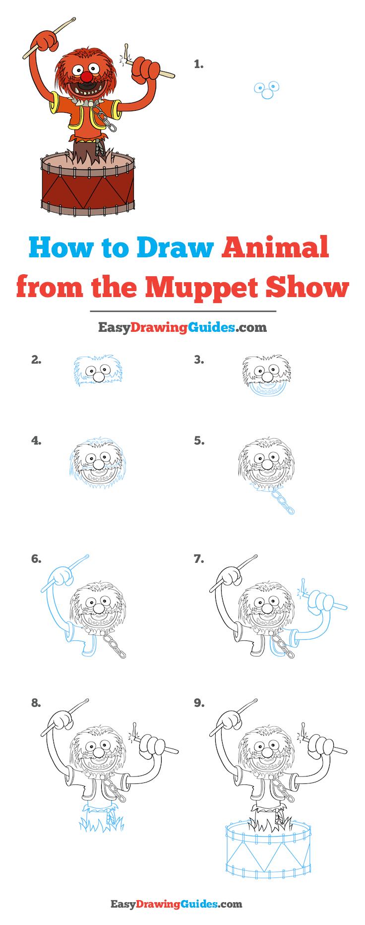 Muppets Animal Drawing