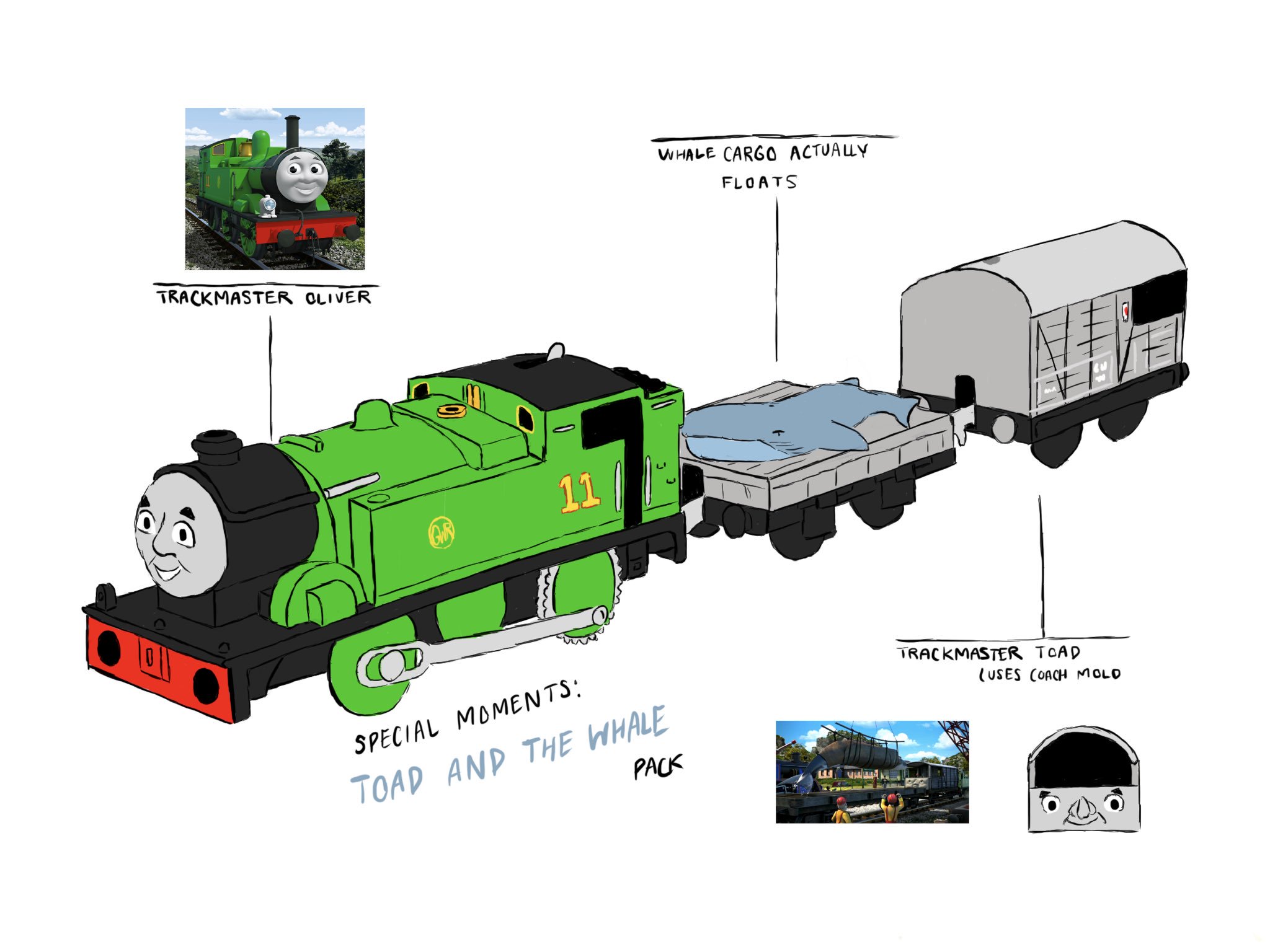 Thomas And Friends Oliver And Toad