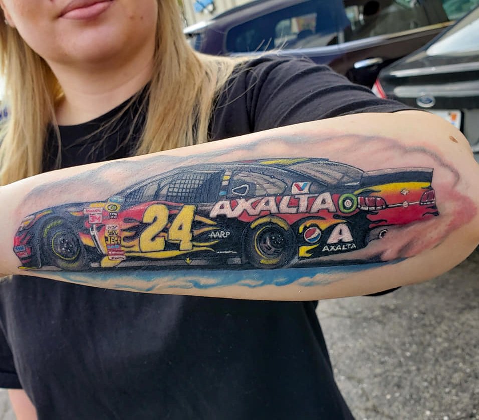 Nascar Racing Tattoos Loyal 'till The End Earnhardt Fan