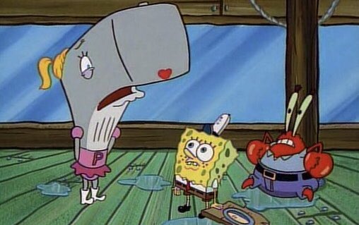 Spongebob Squarepants Pearl Crying