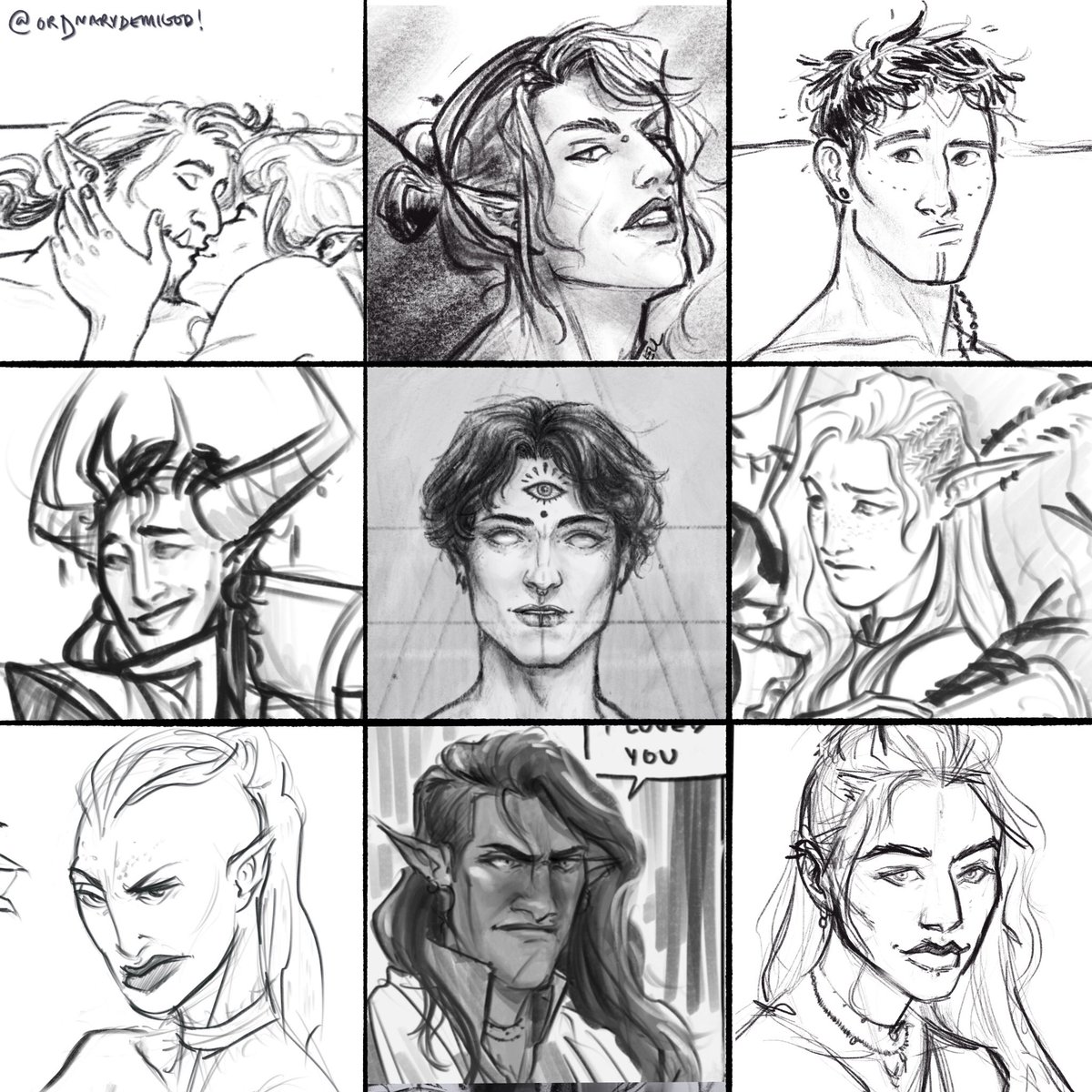 🌛MER🌜dnd gay panic (@ordnarydemigod) さんのイラスト・マンガ作品まとめ (10 件) - Twoucan