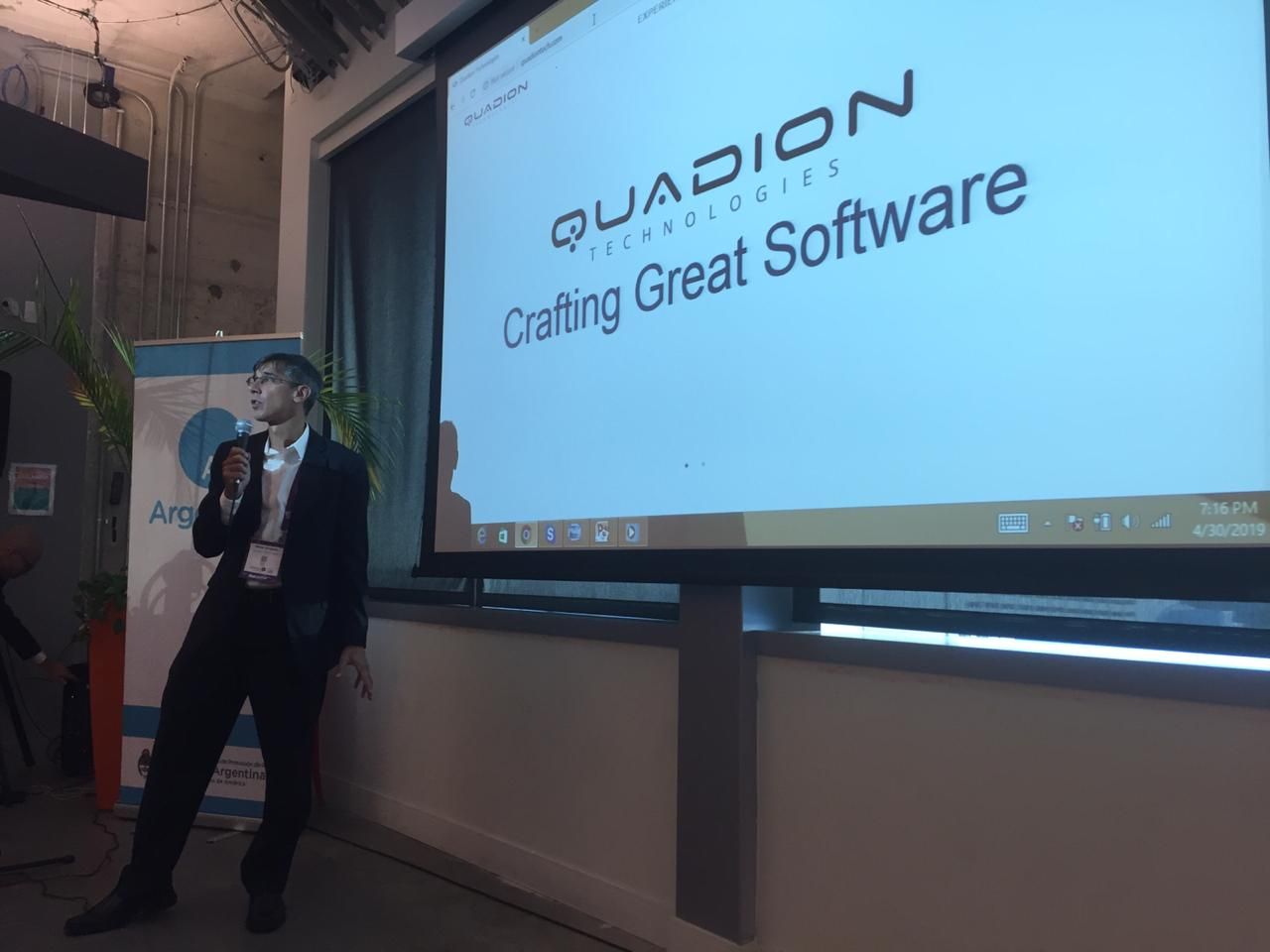 Quadion Technologies on Twitter: "In Miami, getting the word out on Argentina's capabilities in ...