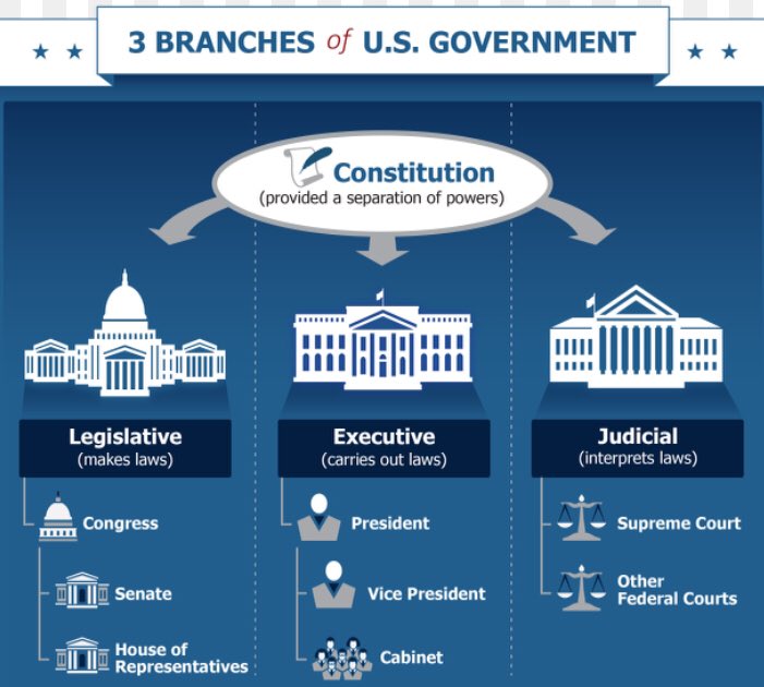 3 Branches Of Government Chart