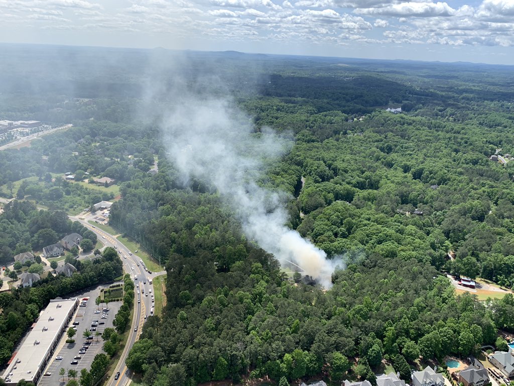 If you’ve been seeing smoke out in North Fulton County it’s a house ...