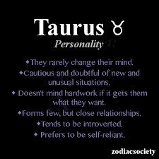 Taurus Characteristics Male