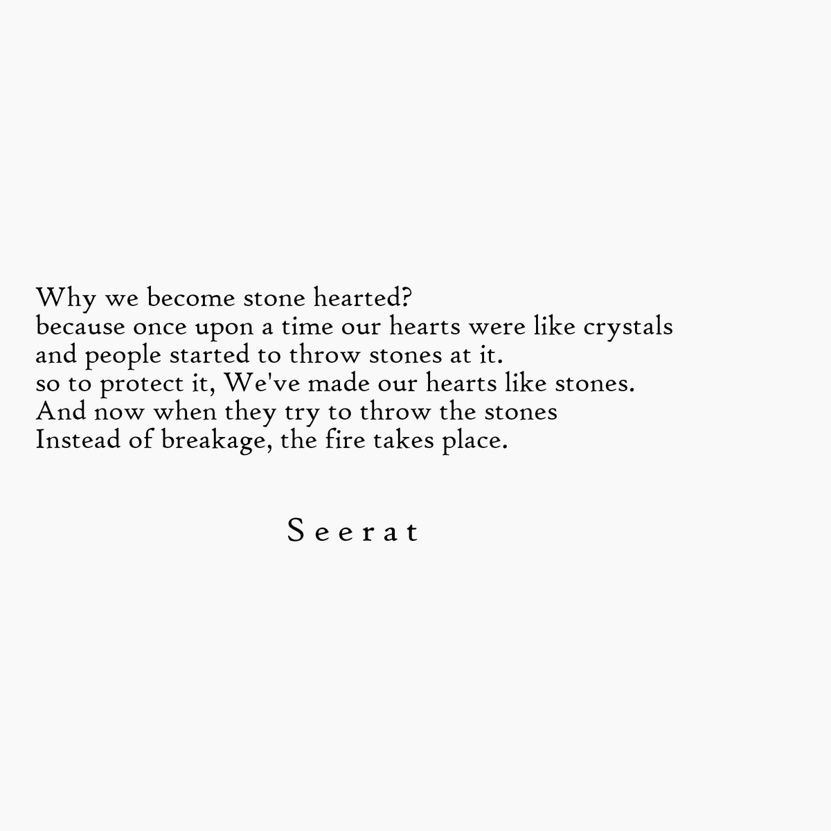 Stone Hearted People Quotes