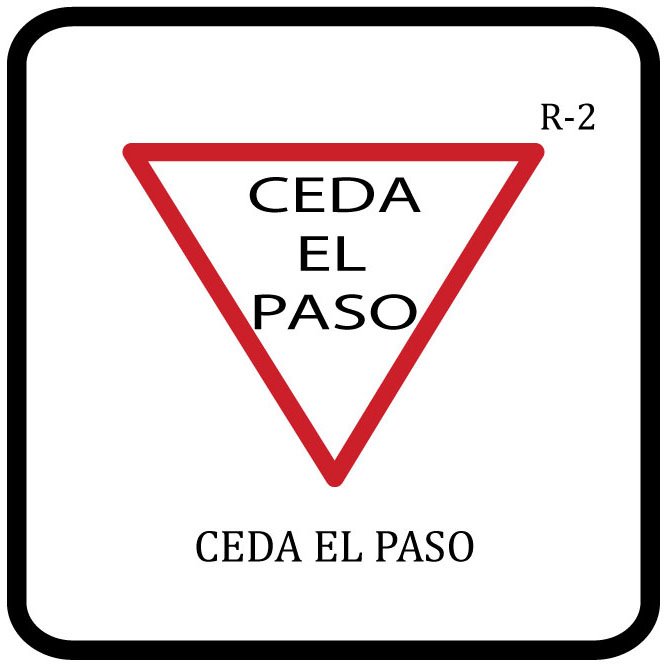 Se convierte en Altitud Fácil señal de ceda el paso significado Salida Superposición escala