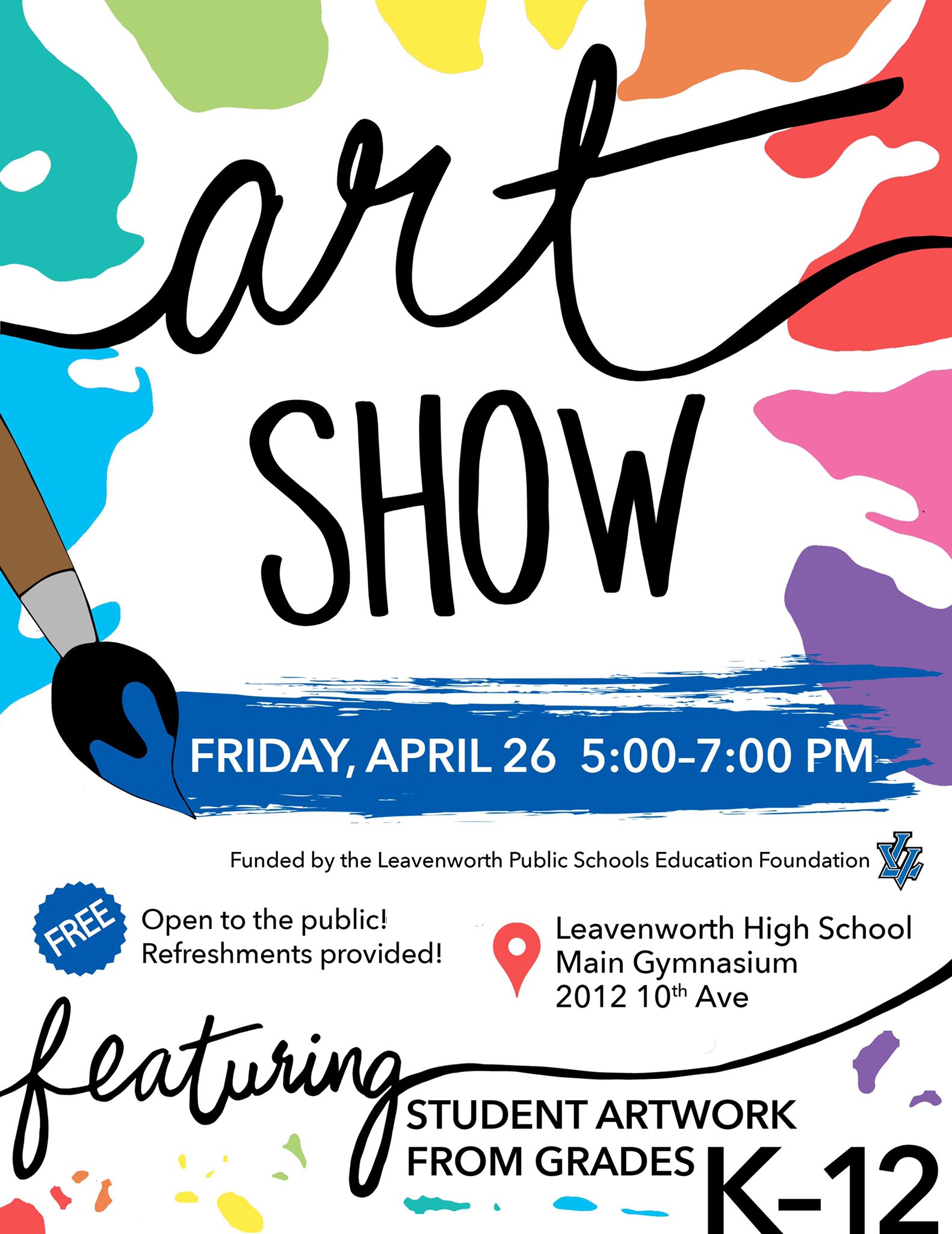 Elementary Art Show Poster