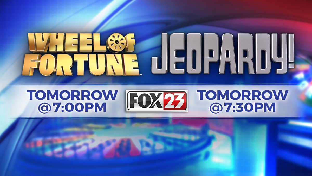 ATTENTION Wheel of Fortune and Jeopardy! watchers! Due to special ...