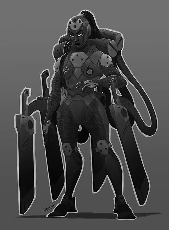 Futuristic Mercenary