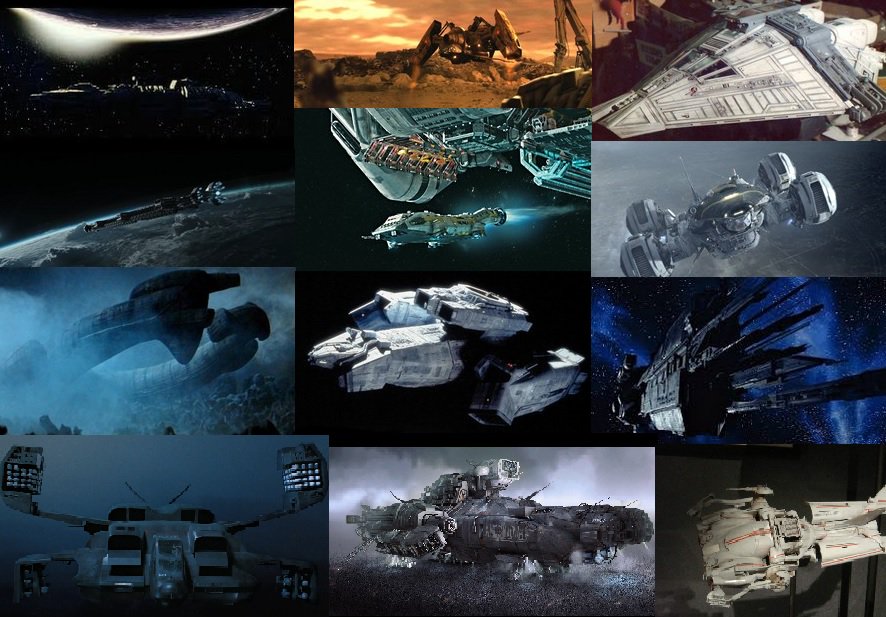 Alien Movie Spaceships