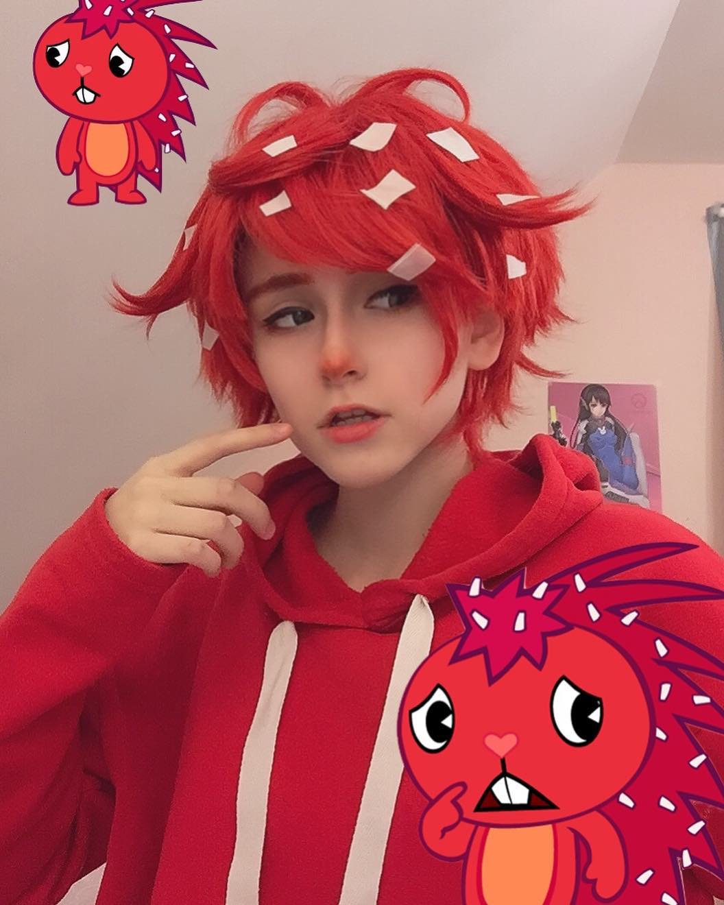 Htf Flaky Cosplay Wig