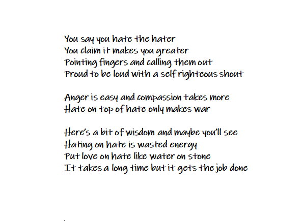 Hater Poems