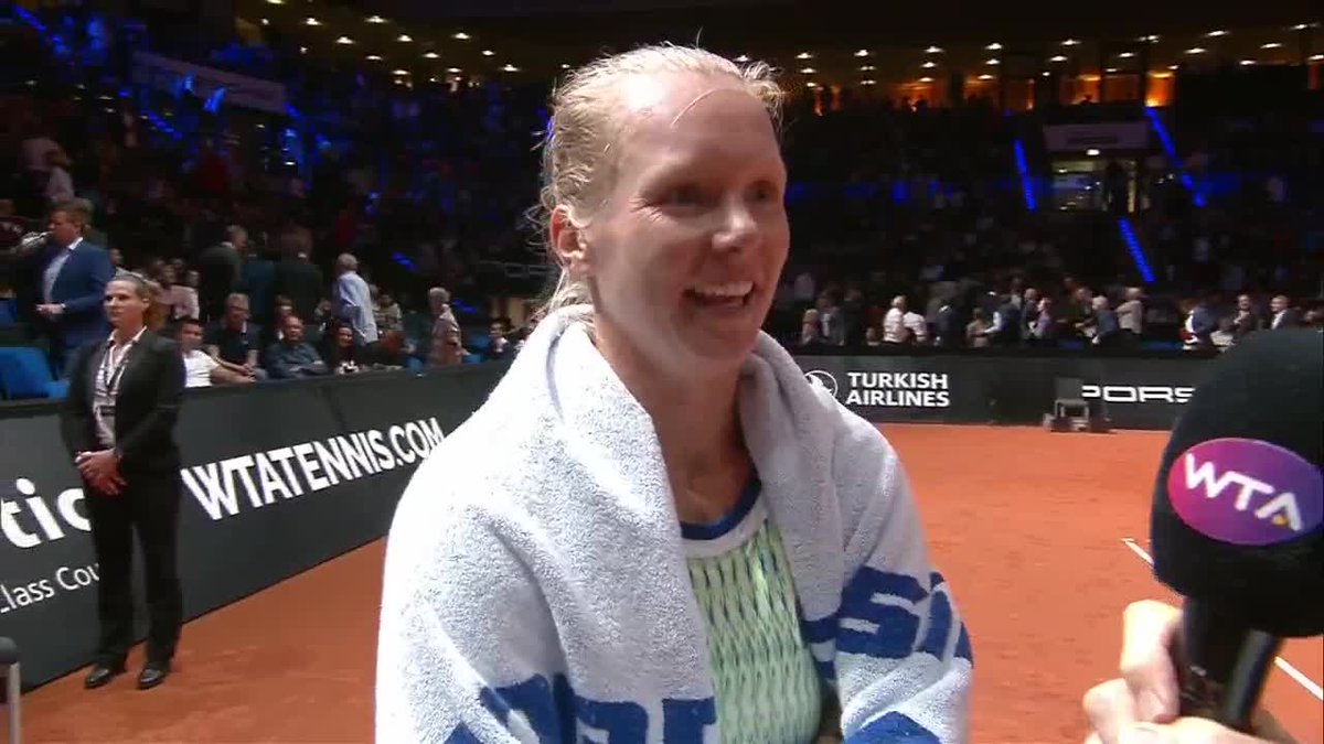 Bertens imponeert in kraker tegen Kerber en is halvefinaliste Bertens imponeert in kraker tegen Kerber en is halvefinaliste