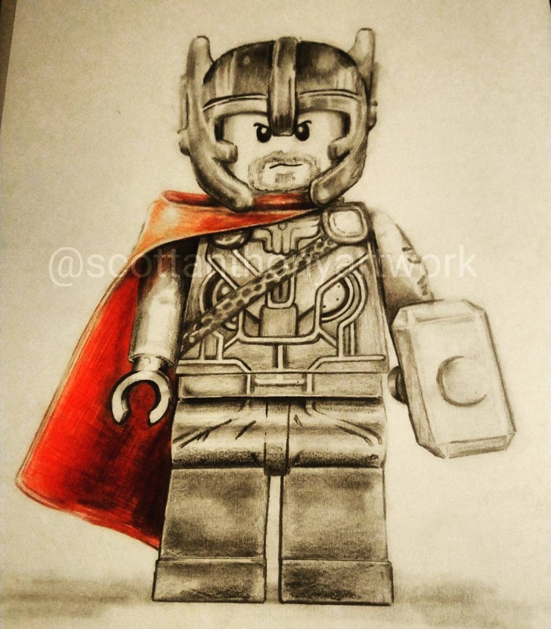 How To Draw Lego Avengers