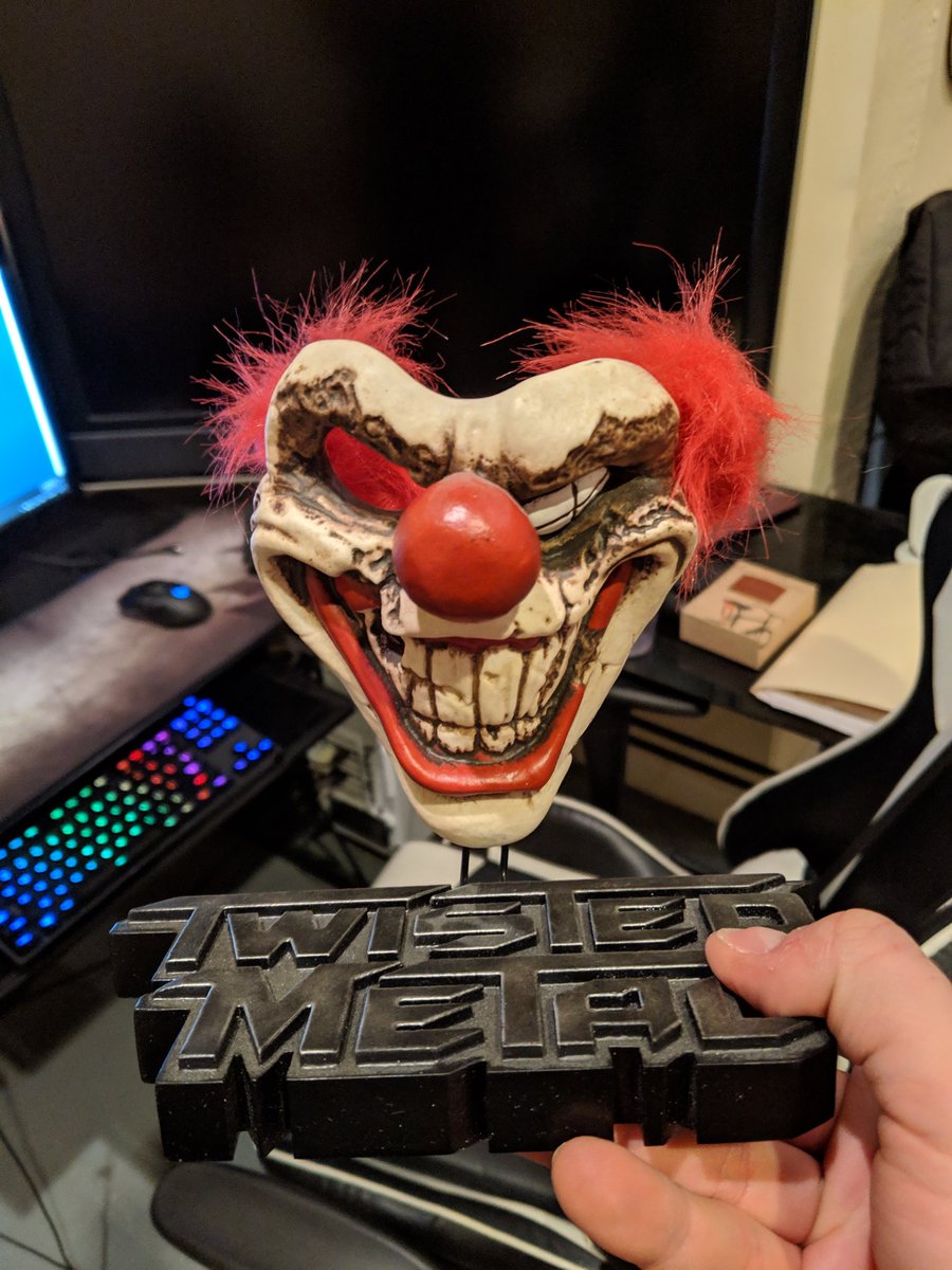Twisted Metal Black Sweet Tooth Mask