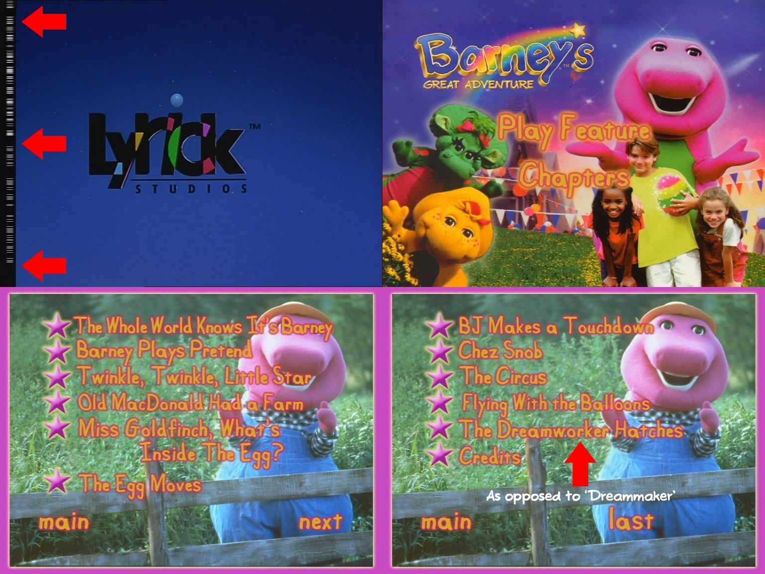 Barney Great Adventure Dvd