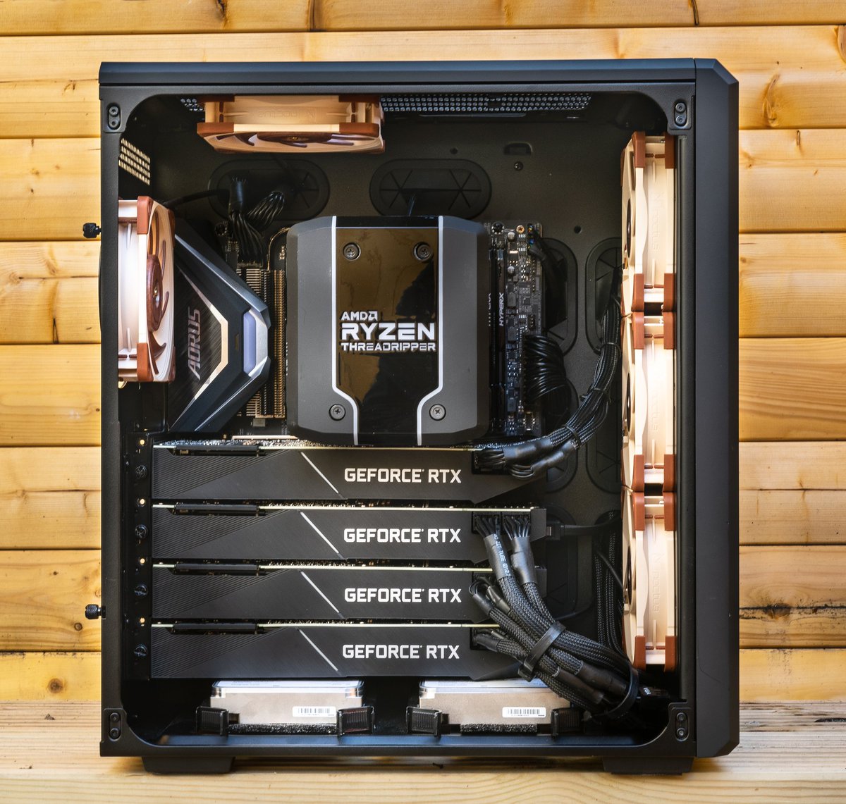 Think 4 GPU's could fit in a traditional enclosed case? : r/gpumining