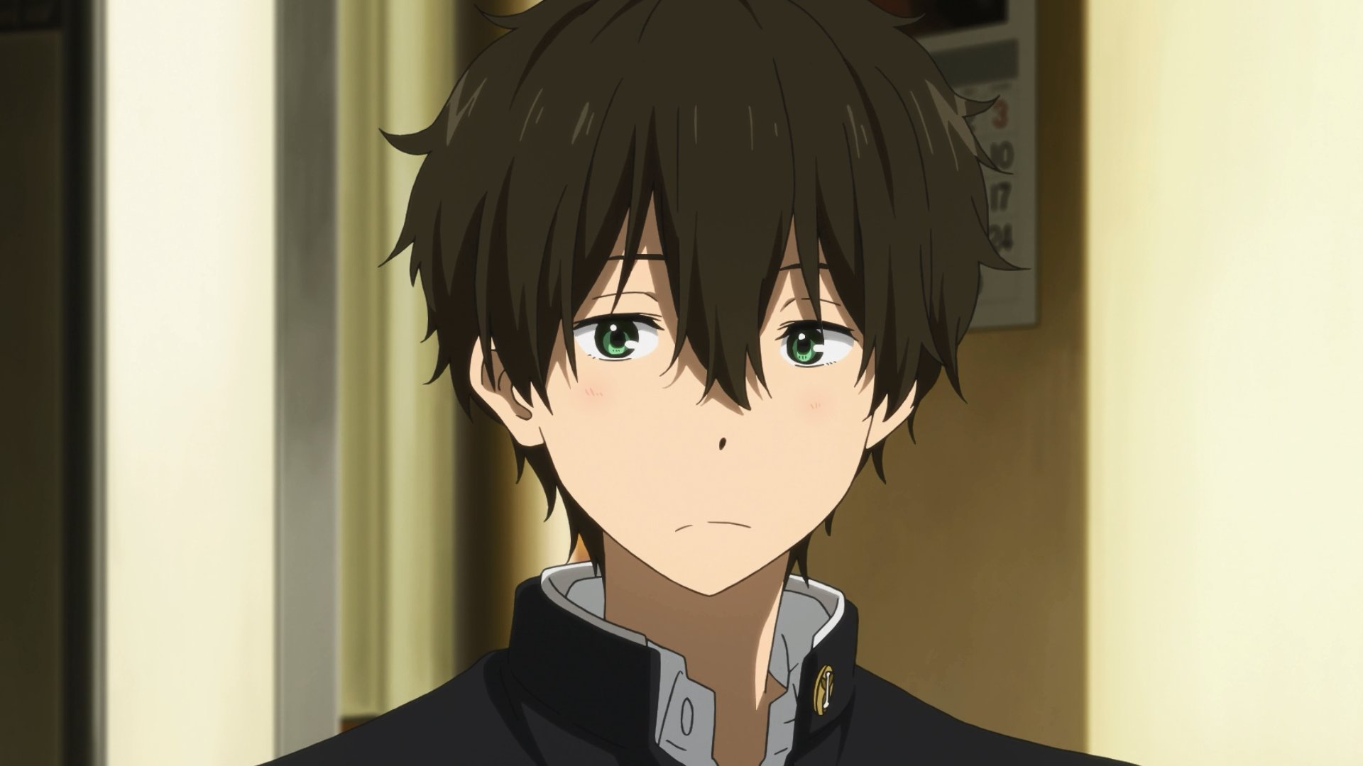 Hyouka Oreki Smiling
