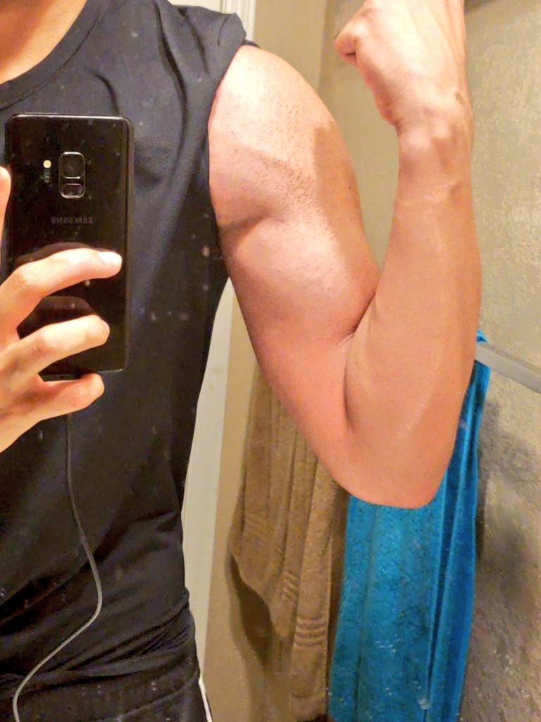 Bicep Flex Selfie