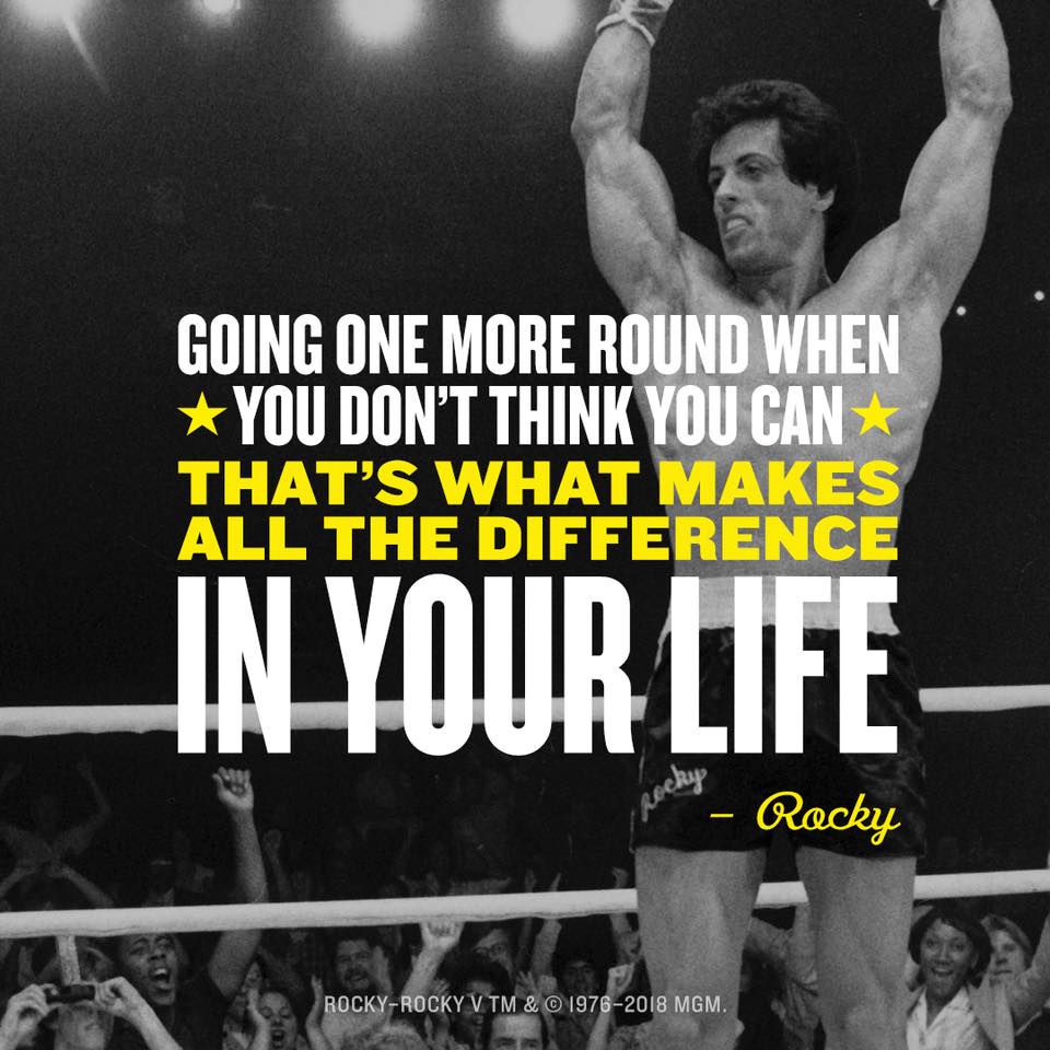 Rocky Quotes Going In One More Round