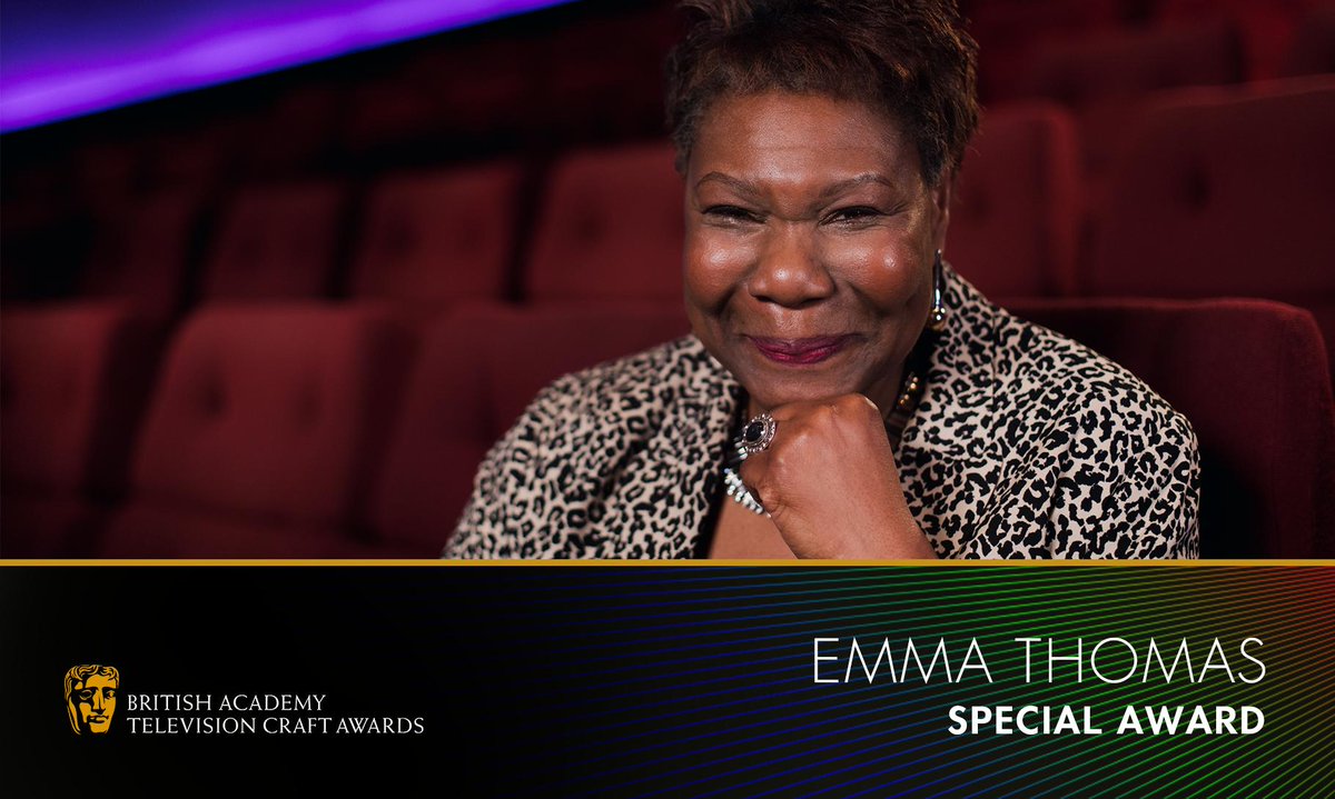 We’re thrilled to present tonight’s Special Award to Emma Thomas, the ...