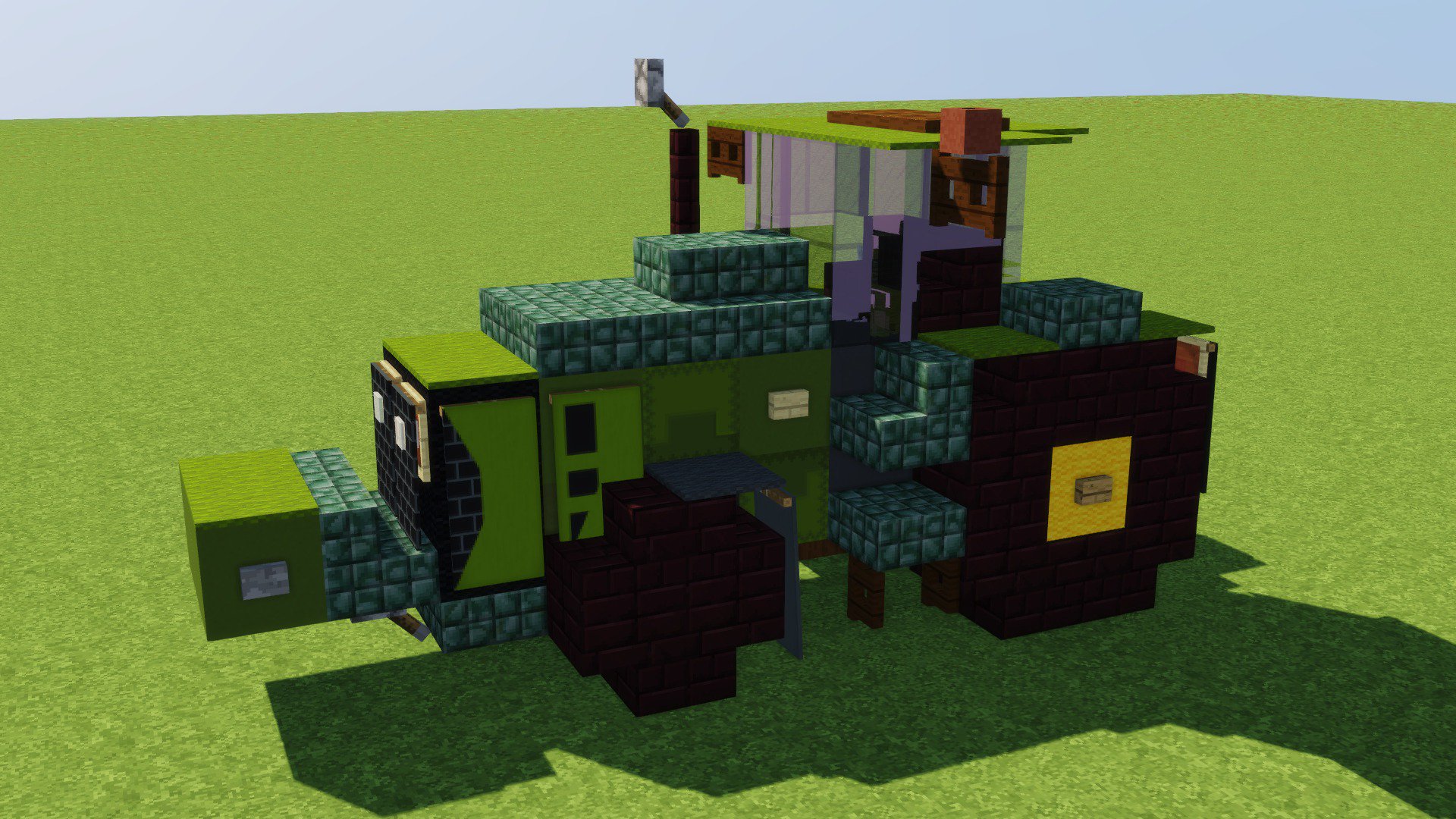 Minecraft Tractor Garage