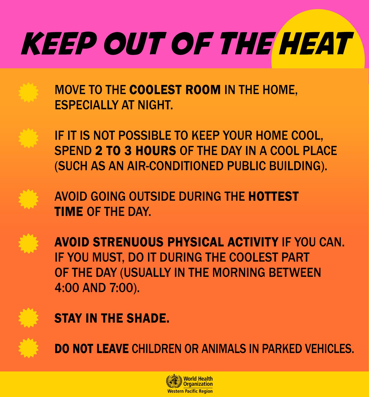 World Health Organization (WHO) Western Pacific on Twitter: "Feeling ...