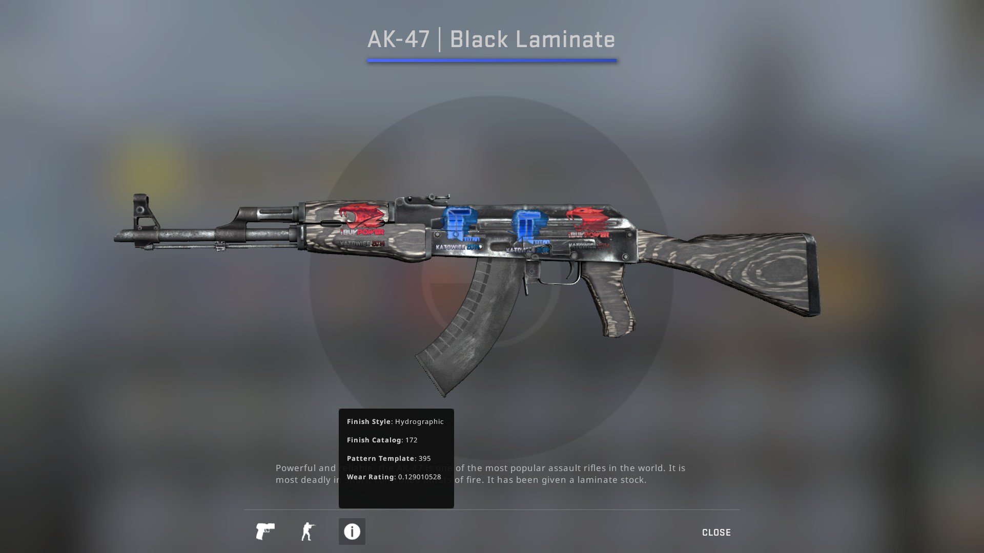 Ak 47 Black Laminate