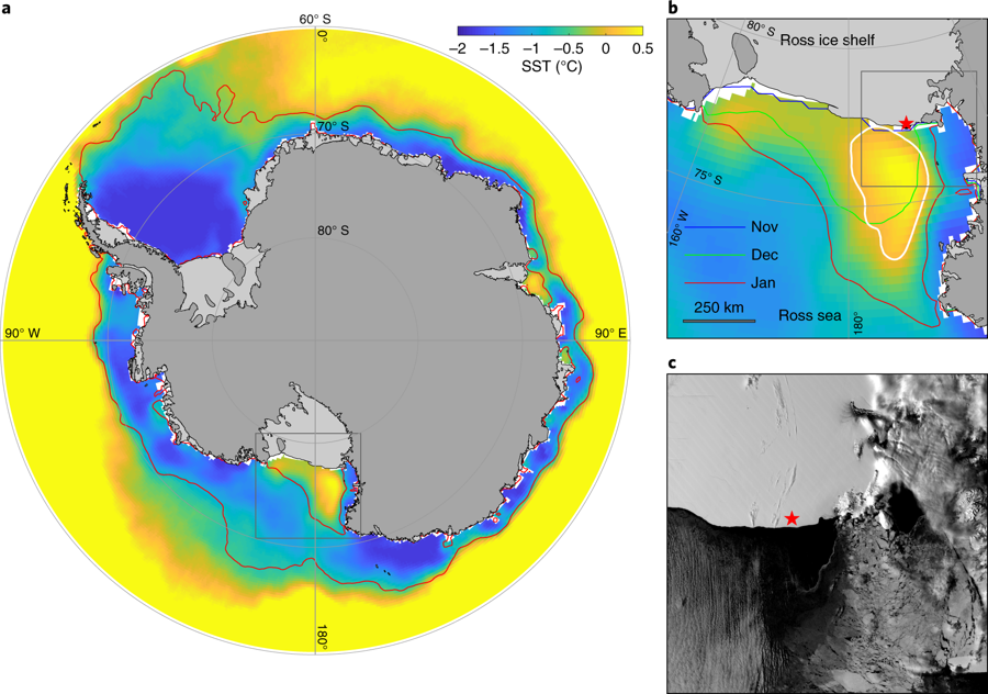 Ross Ice Shelf Map
