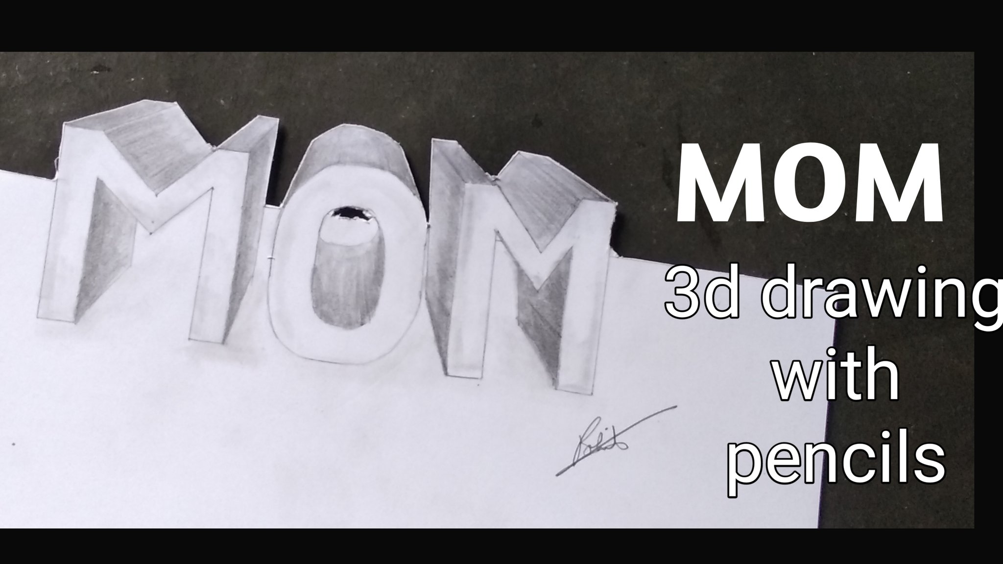 3d Pencil Drawing Tutorial