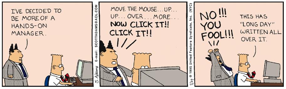 Boss decision making — Dilbert today — | Scoopnest