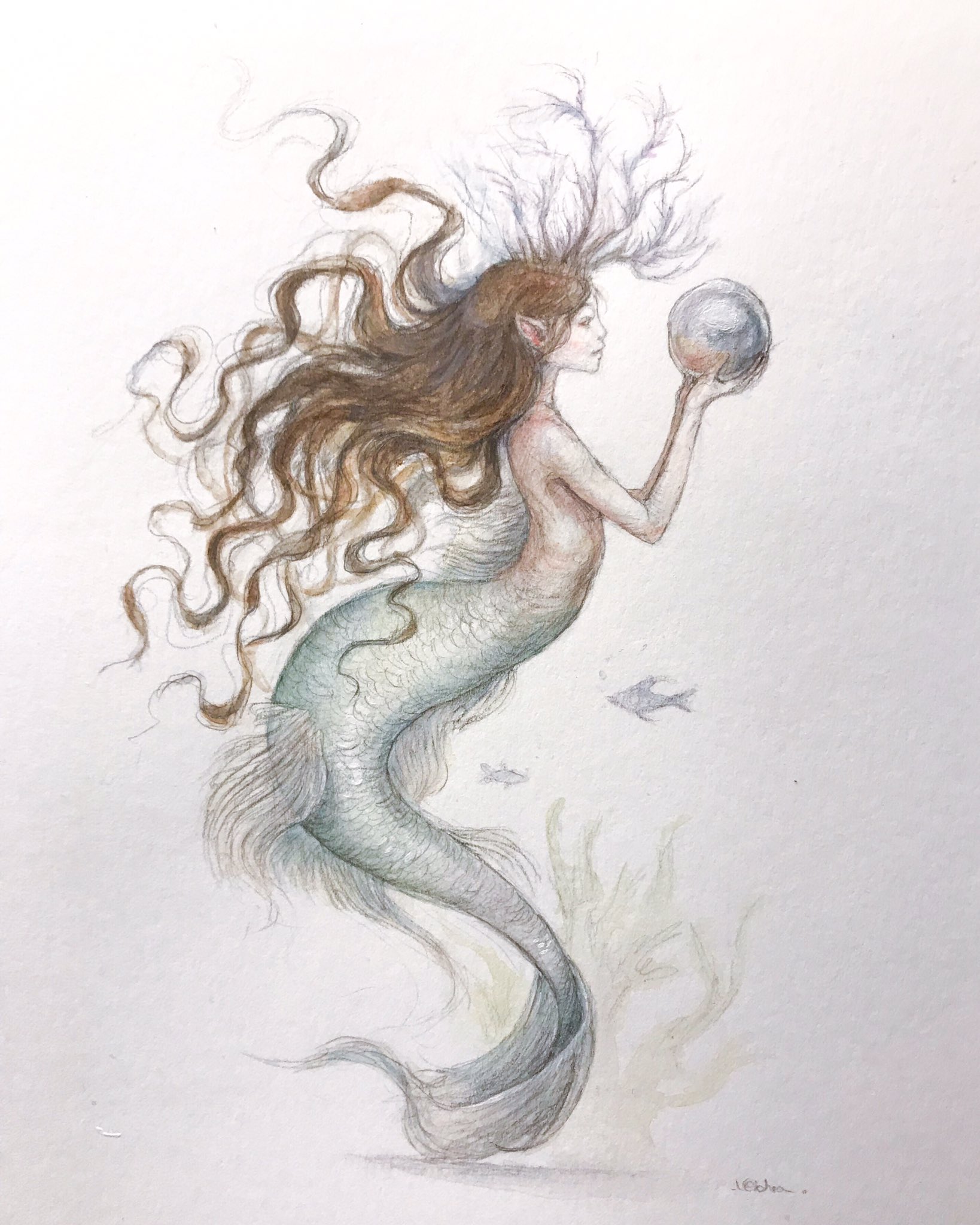 Watercolor Mermaid Tumblr