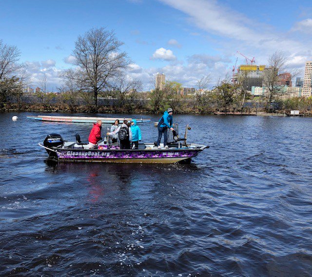 Thanks to our friends on the Charles River Clean Up Boat for Earth Day ...