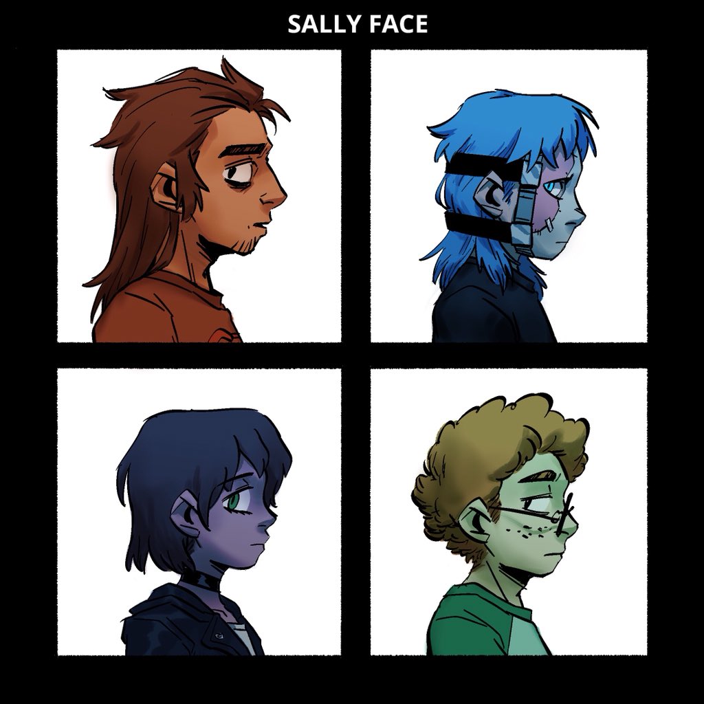 「#SallyFace 」🐟🐟🐟の漫画