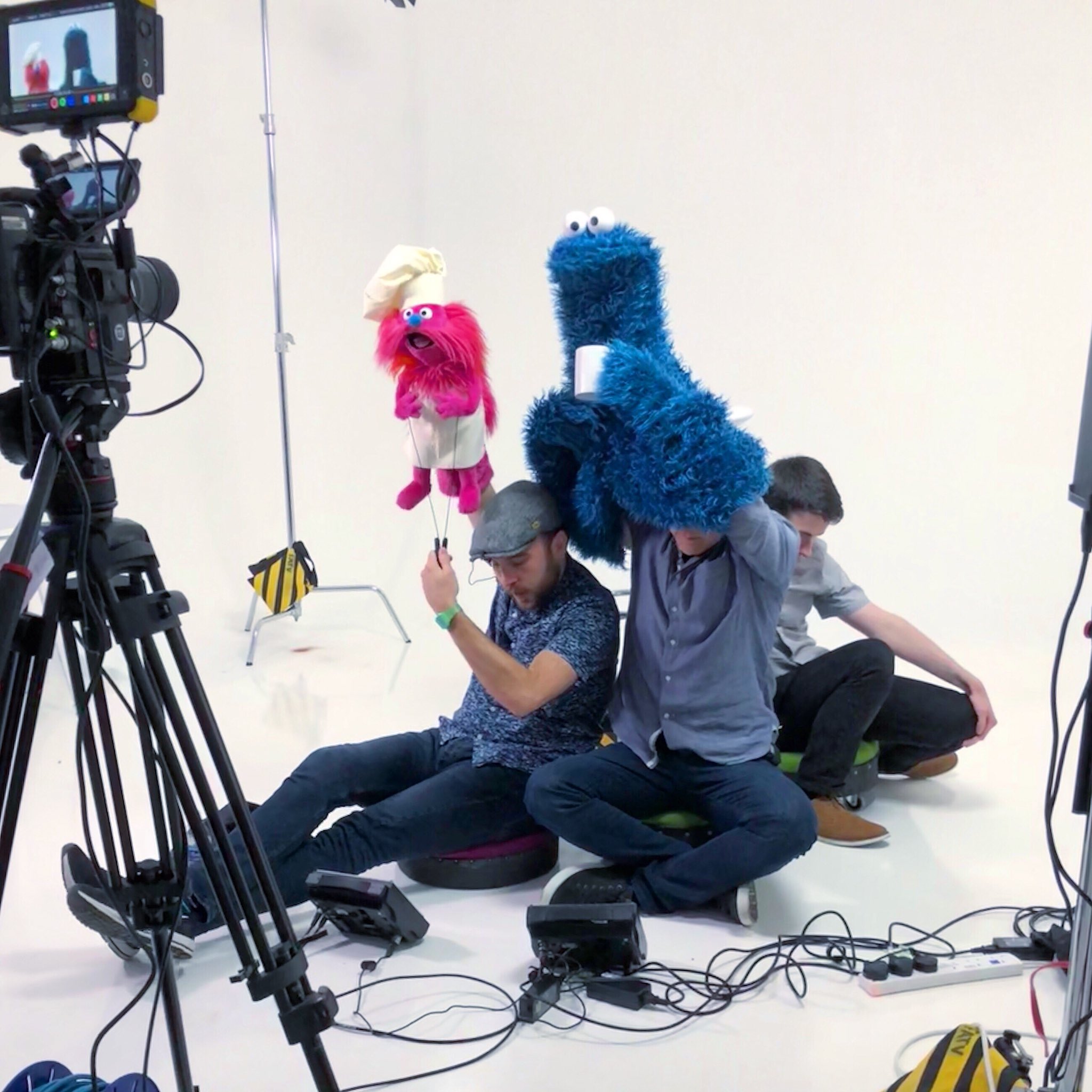 Sesame Street Puppeteers David Rudman