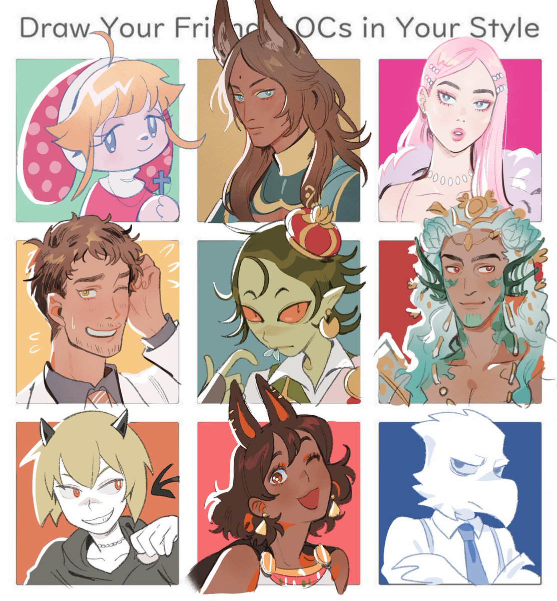 「had the pleasure to draw such cool and c」|sasa 🍗の漫画