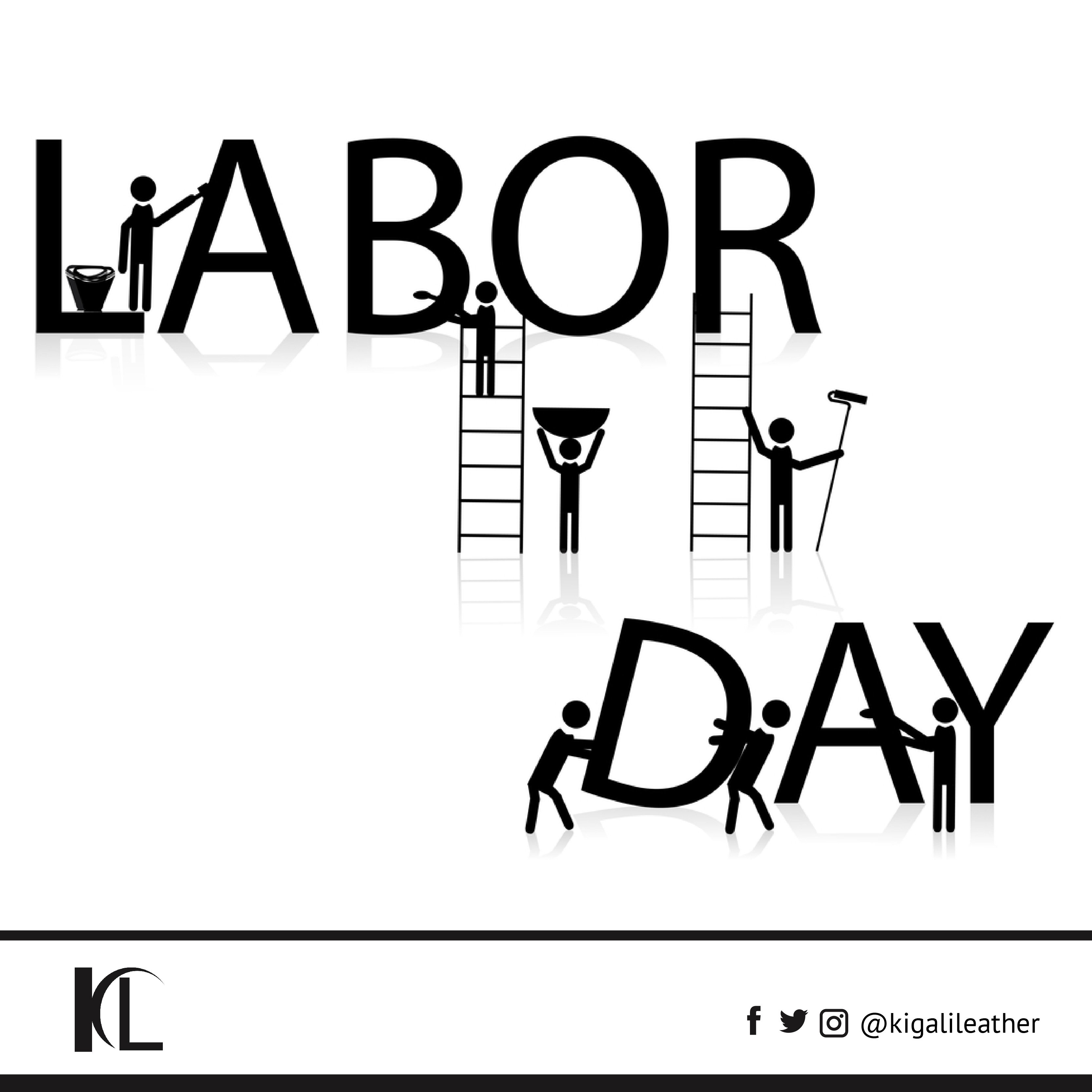 Labor Day Clip Art Free Black White