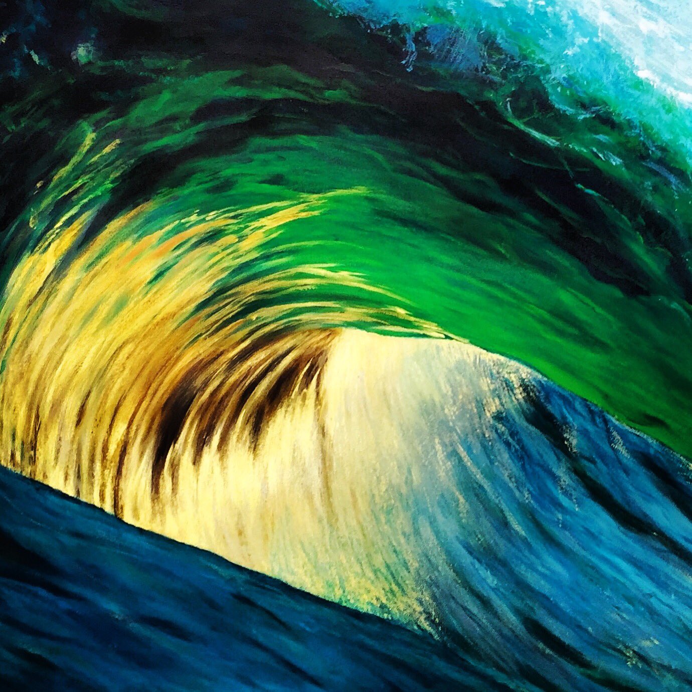 Wave Barrel Painting