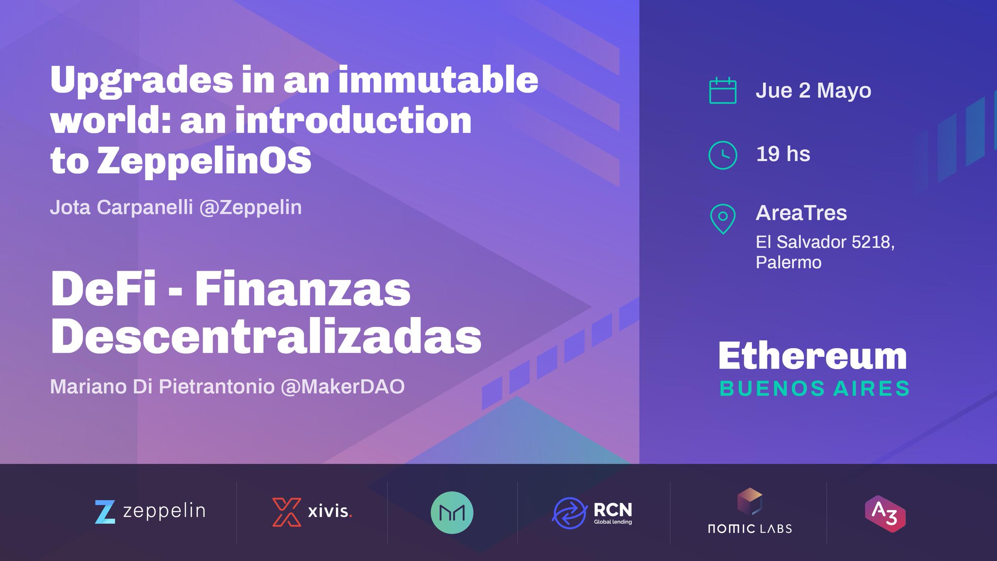 OpenZeppelin on Twitter: "🔥Today 🔥is the monthly #Ethereum Buenos Aires meetup! 🇦🇷 @holajotola ...