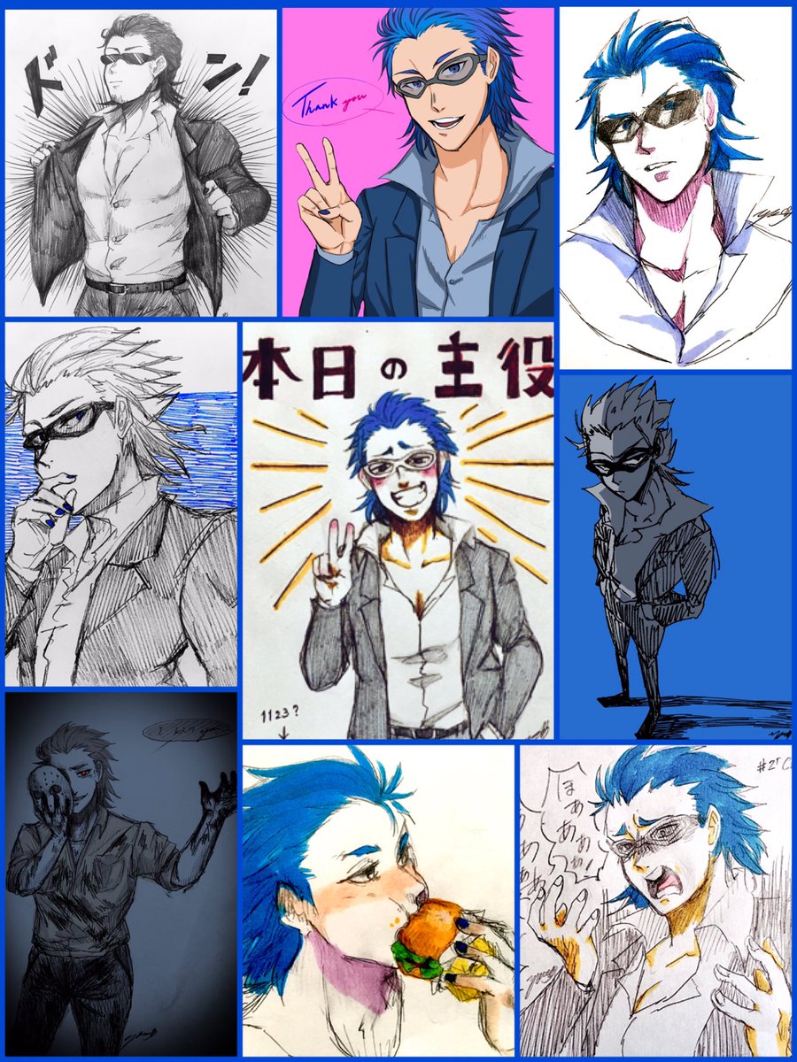 2broメンバーの誕生日目前だから過去絵で盛り上げようぜ 」ゆう#の漫画