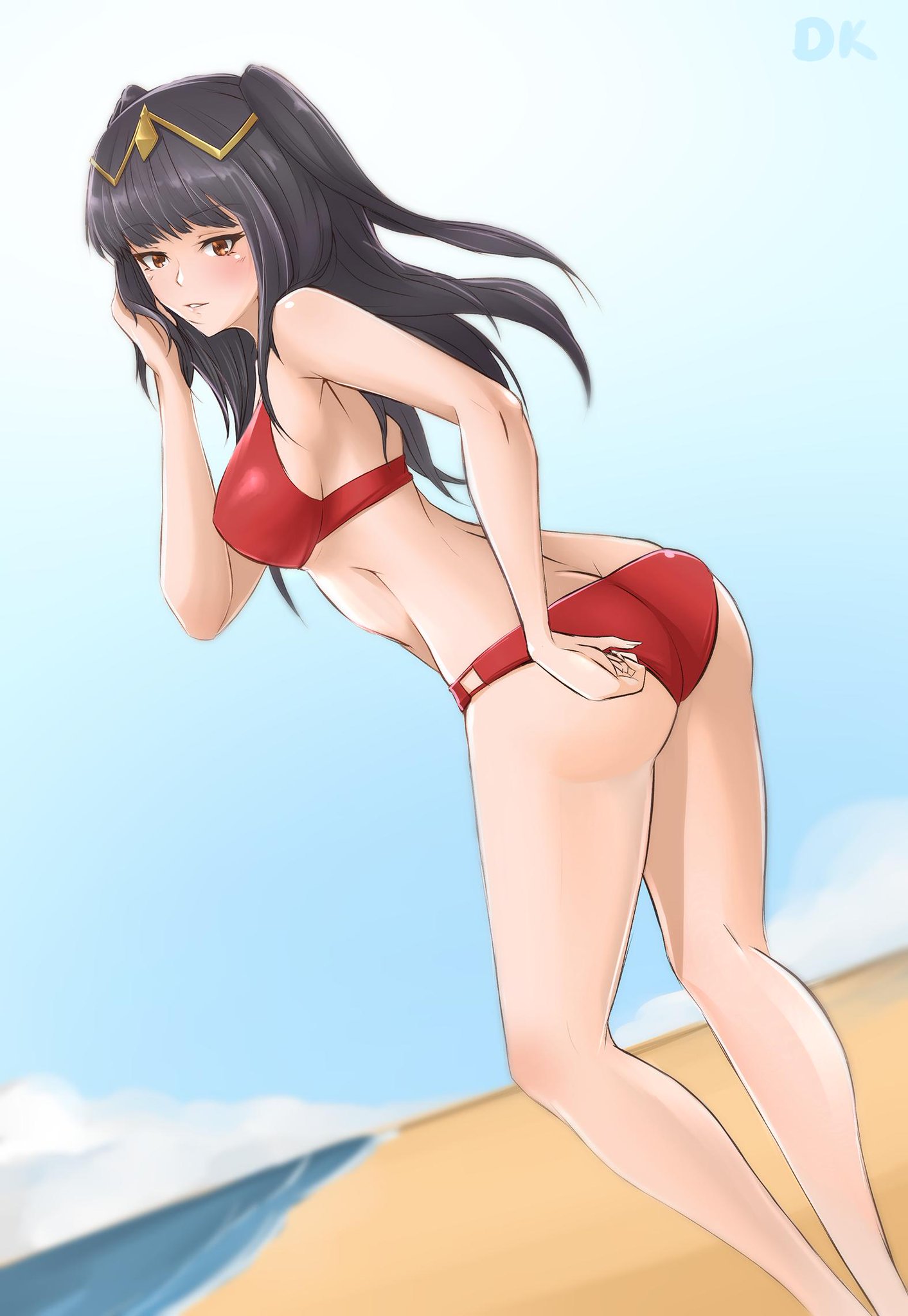deeKei C101 金曜東“Z”－20b on Twitter: "Swimsuit Tharja commission for @gameboy2m, Thanks for ...
