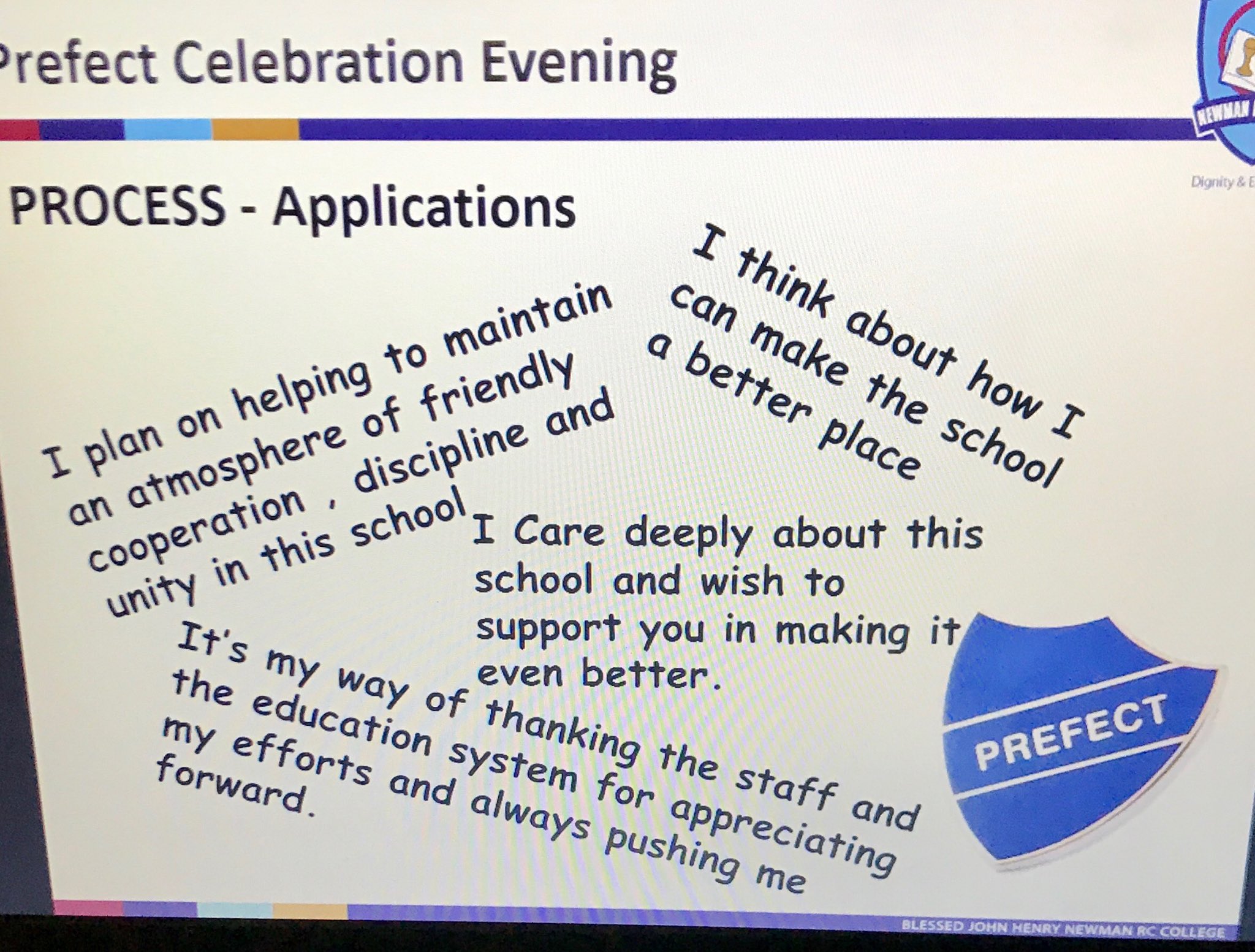 School Prefect Quotes Princethorpe College's 'Prefect Bible' | News