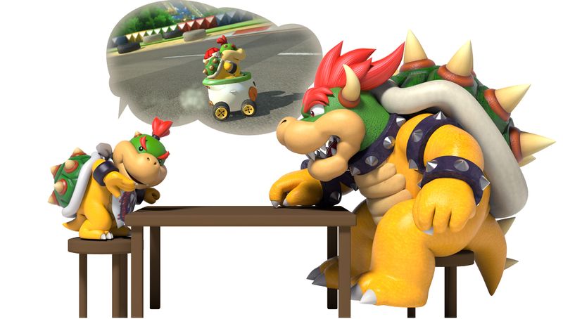 Mario Kart 8 Bowser