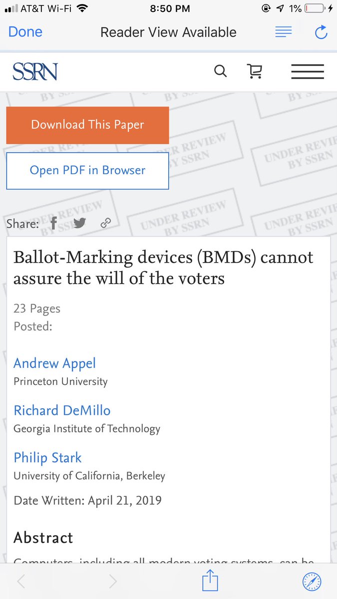 A thread written by @jennycohn1: "Um, this is a barcode ballot marking ...
